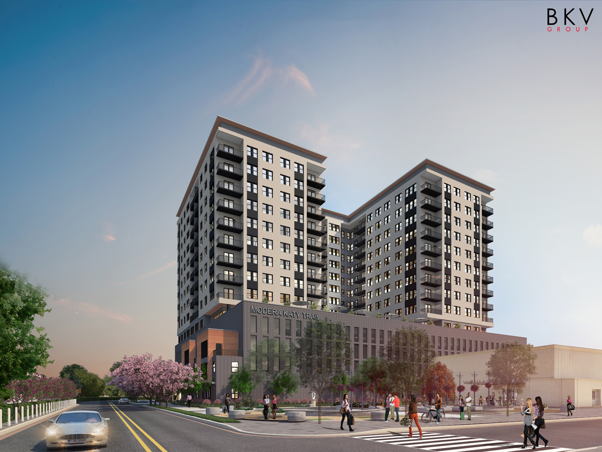 BKV Group-Designed Modera Katy Trail Tops Off In Uptown Dallas - Taylor ...